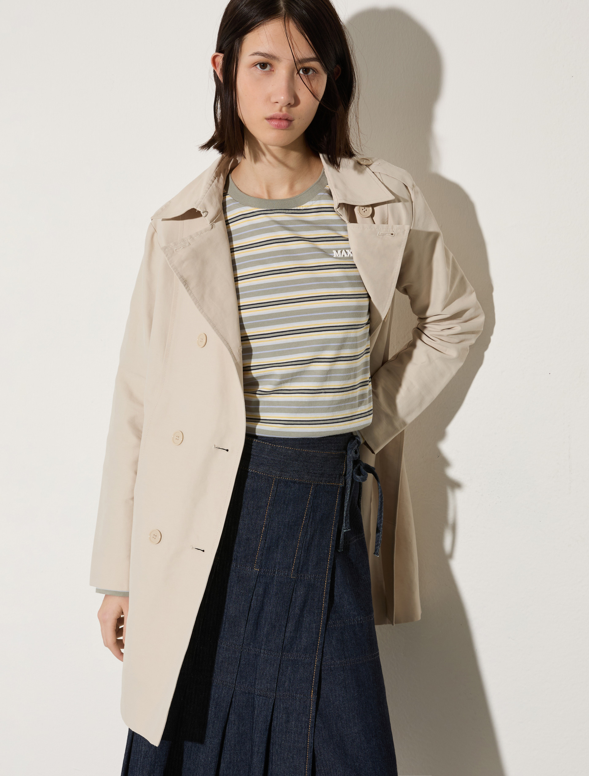 Double-breasted trench coat, beige | MAX&Co.