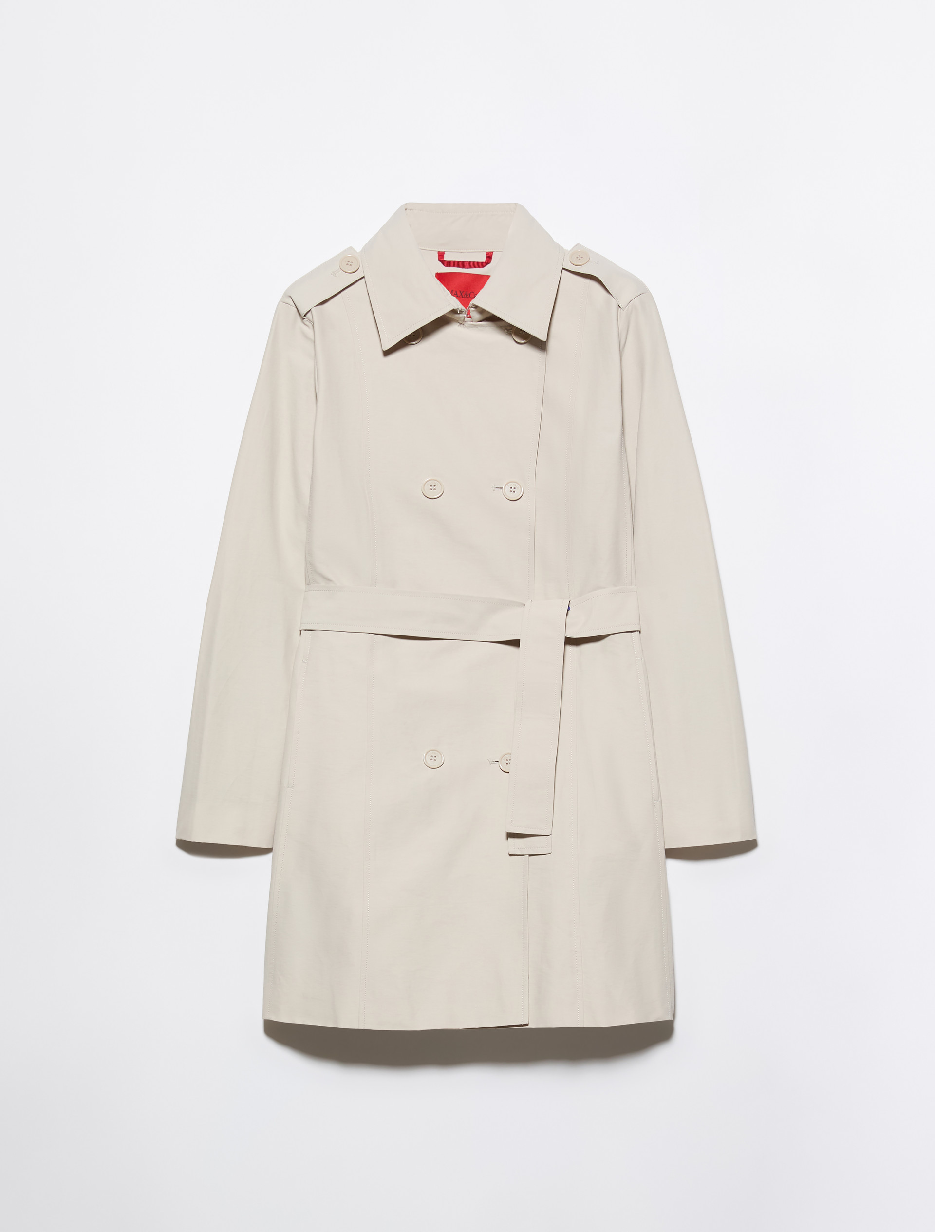 Double-breasted trench coat, beige | MAX&Co.